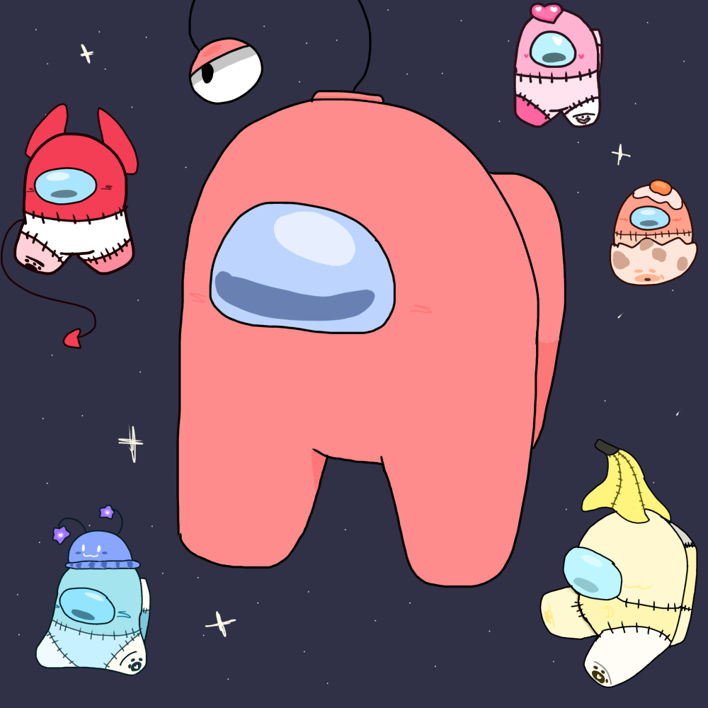 Amongus - plushies - ibisPaint