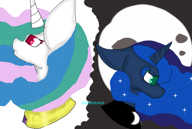 mlp speedpaint-sun&moon - ibisPaint