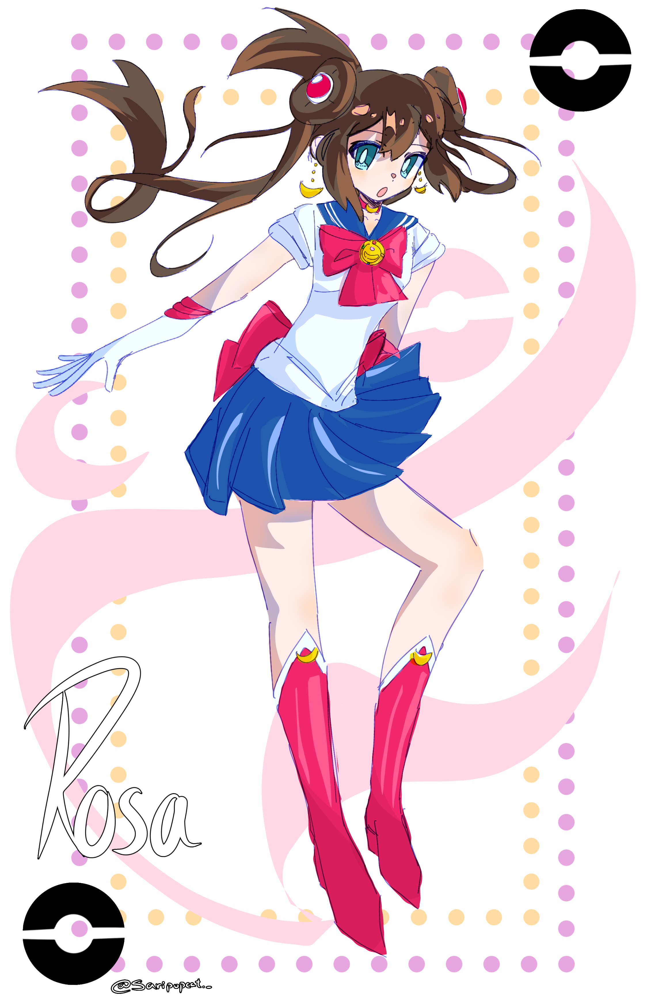 Rosa as Tsukino usagi - ibisPaint