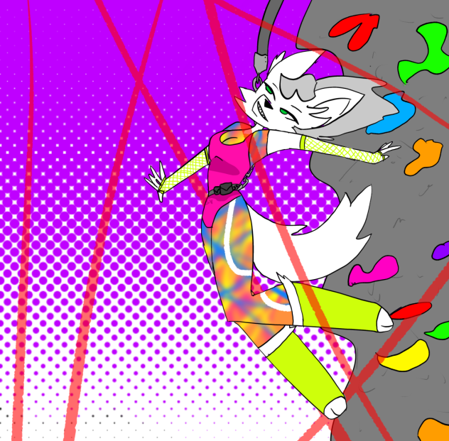 Rock climbing - ibisPaint