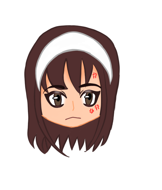 angry girl - ibisPaint