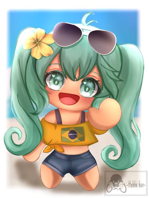 Brazilian Miku - ibisPaint