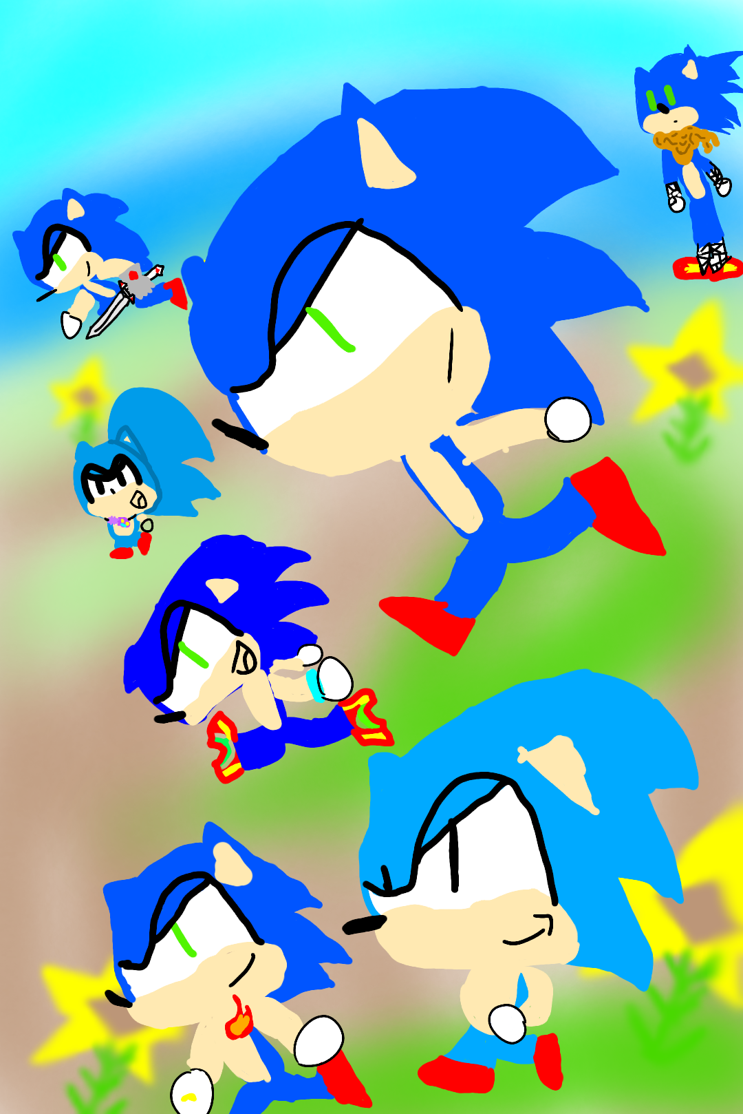 All the Sonics! - ibisPaint