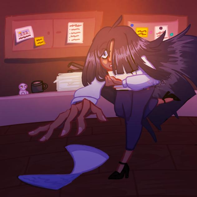 Prompt 5-Office worker - ibisPaint