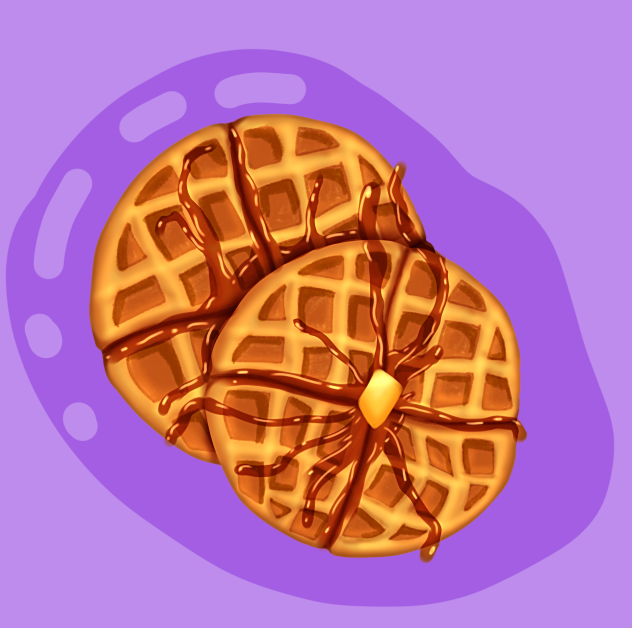 waffles practice - ibisPaint