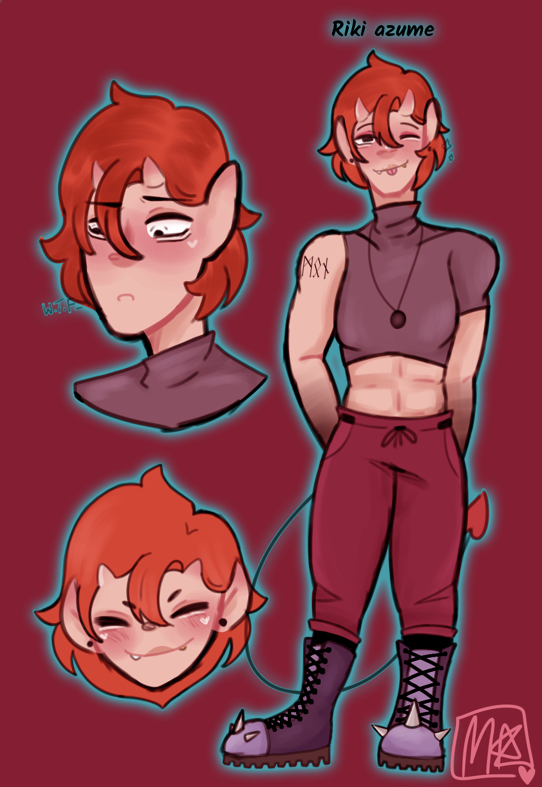 Riki spread - ibisPaint