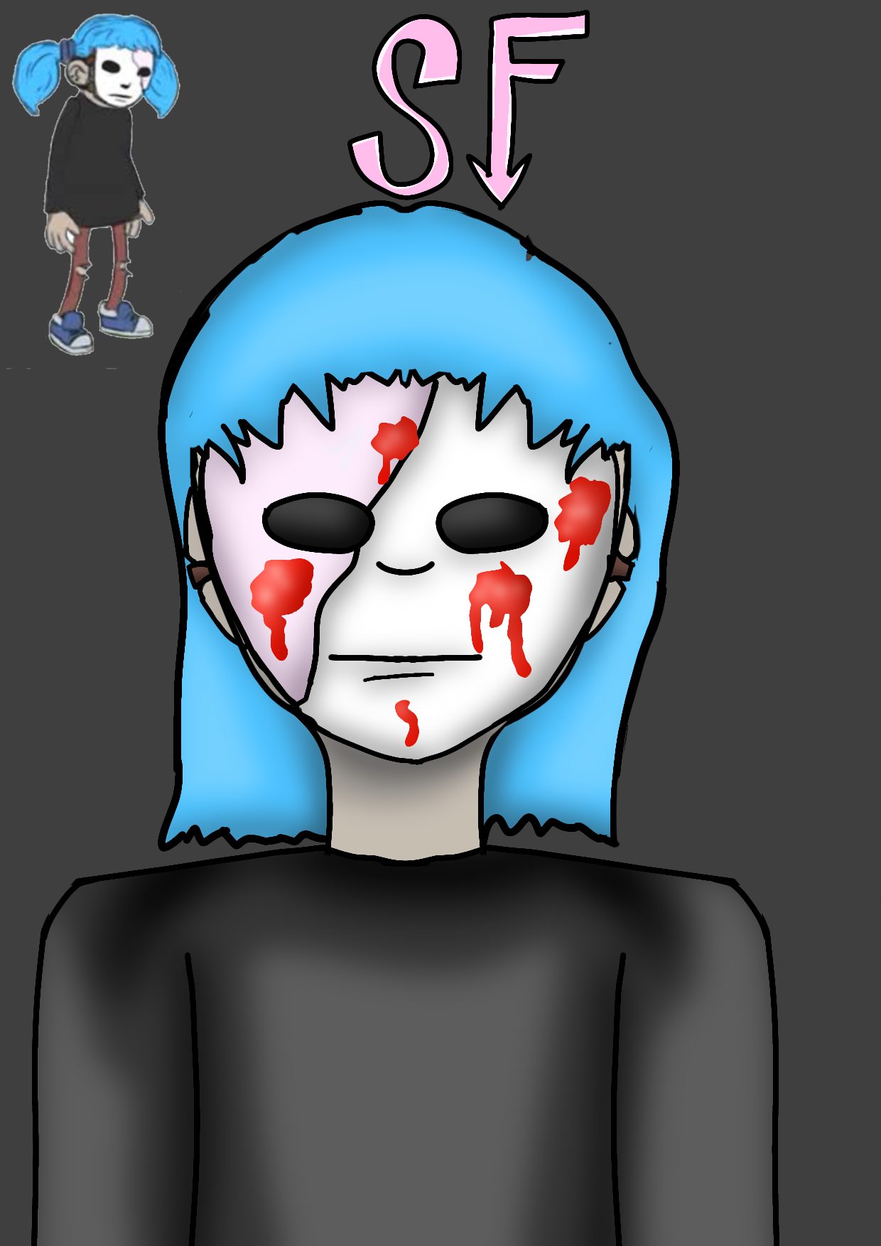 Sally Face fan art - ibisPaint