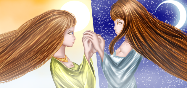 Sun and Moon - ibisPaint