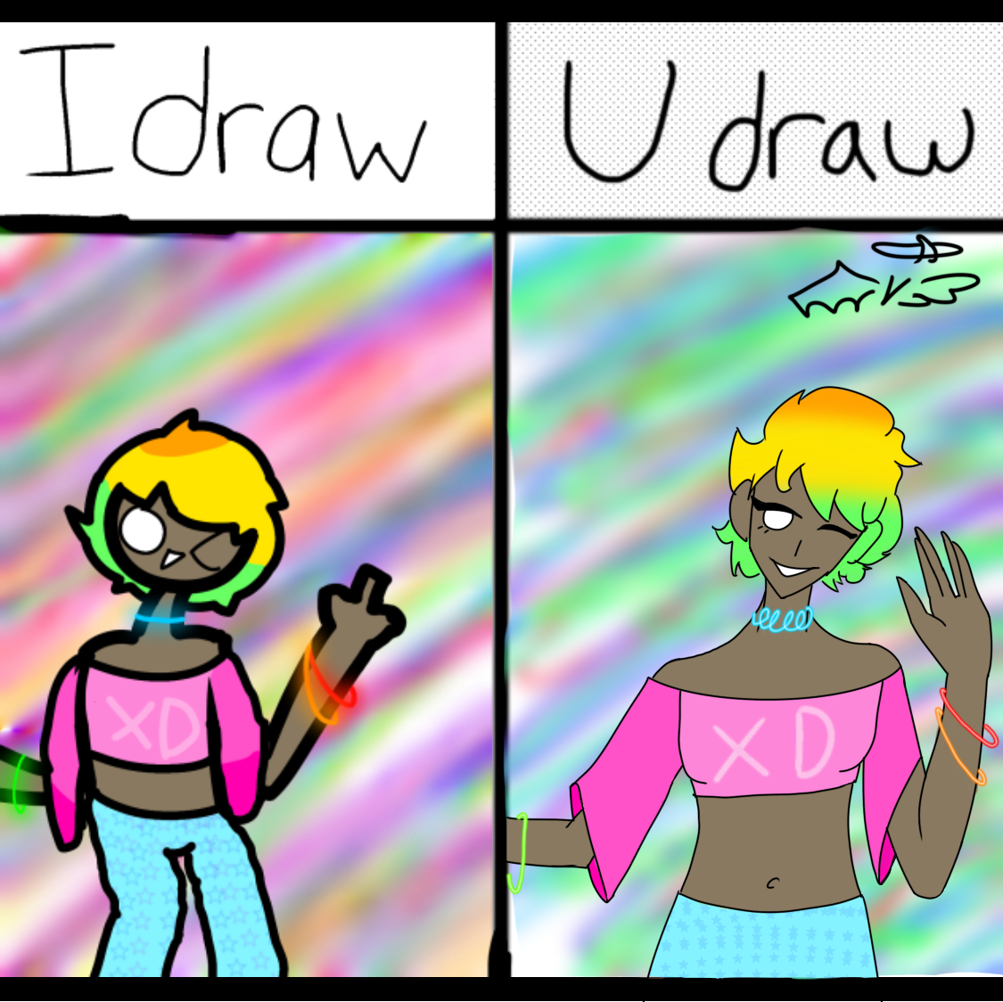 I draw u draw collab - ibisPaint
