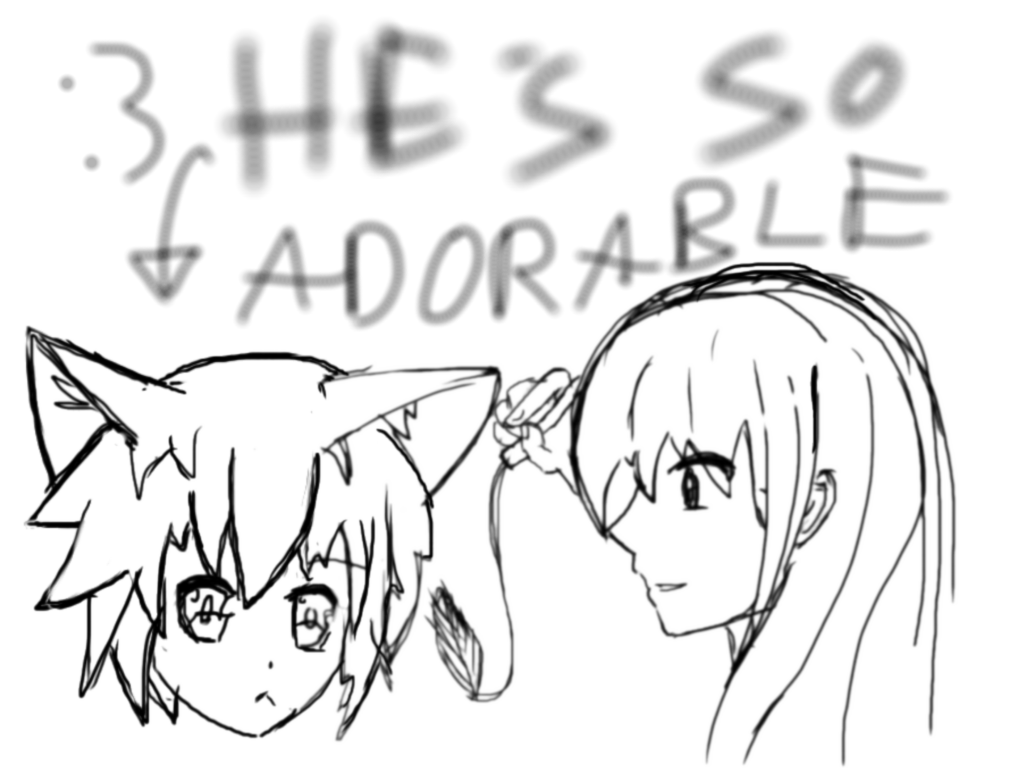 Speed Painting Uncolored Anime - ibisPaint