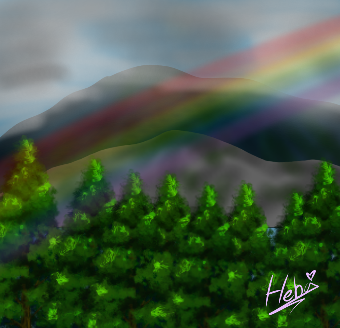 Marra mountain in Sudan ( landscape) - ibisPaint