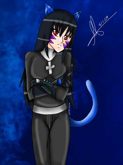 Anubis female version - ibisPaint