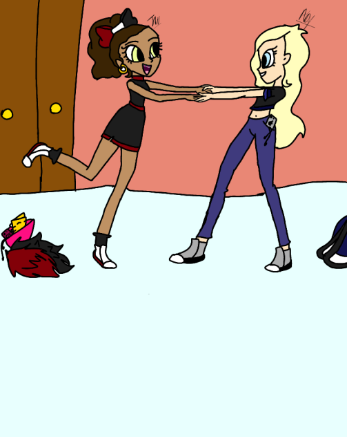 Guess who made the cheer team - ibisPaint