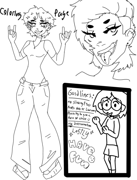 Coloring page!!! - ibisPaint