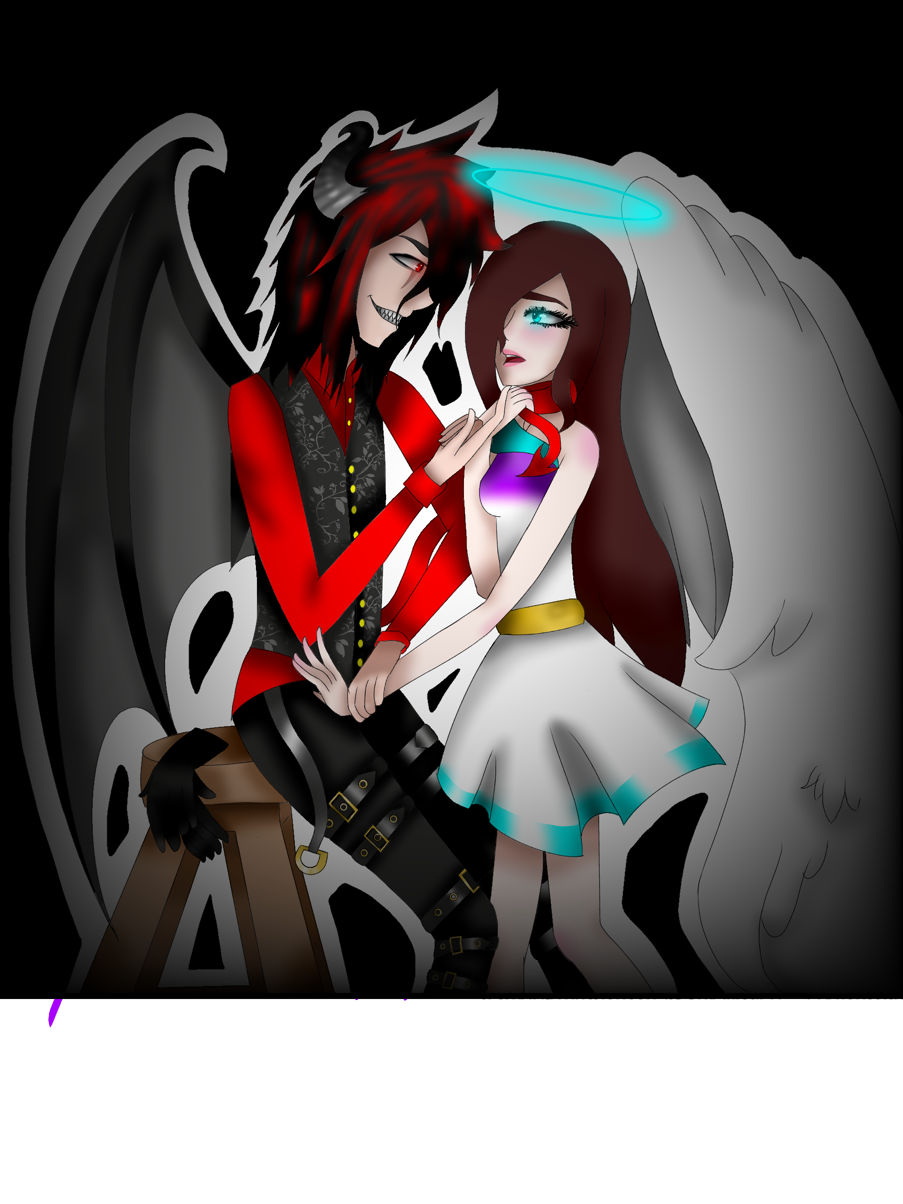 Dante Hellsing and Chase TheWind - ibisPaint