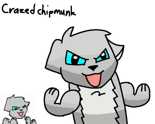 Crazed Chipmunk - ibisPaint