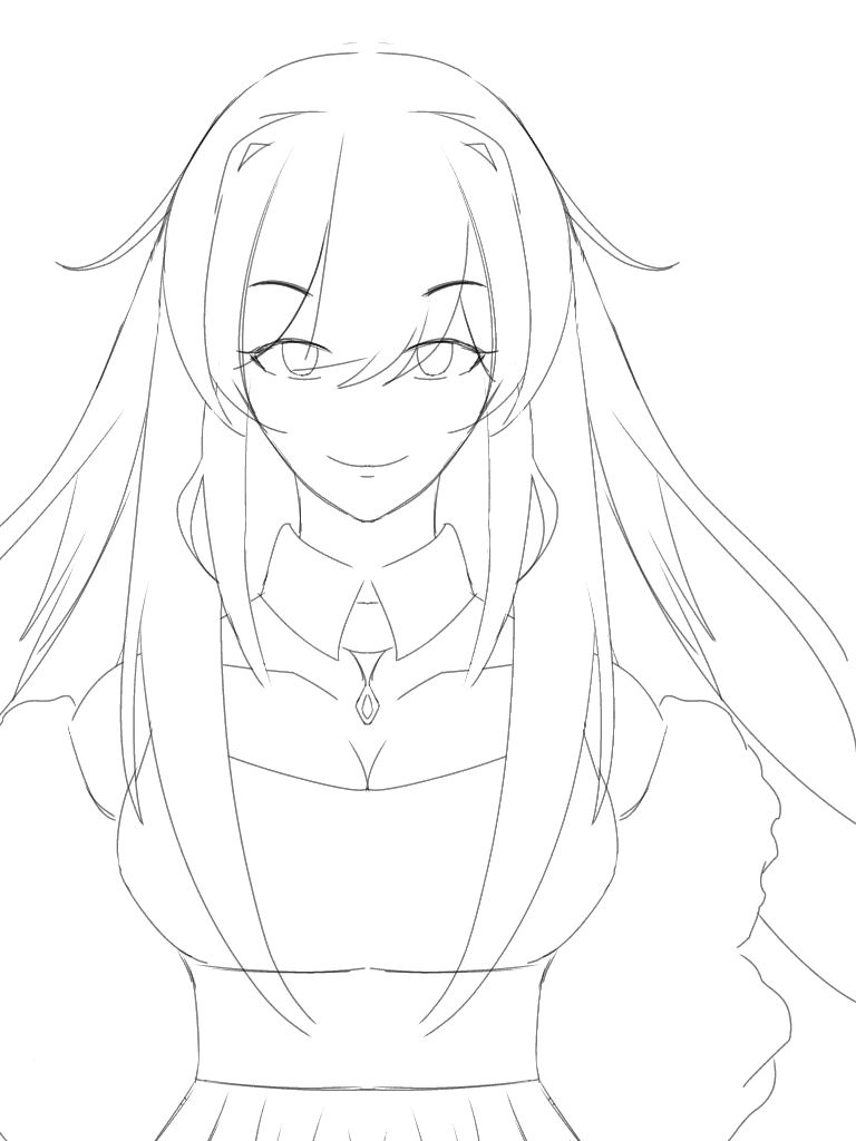 line art onee san - ibisPaint