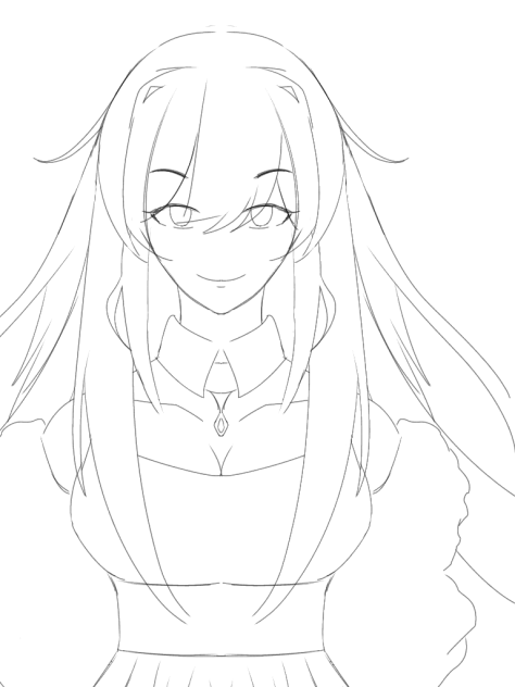 line art onee san - ibisPaint