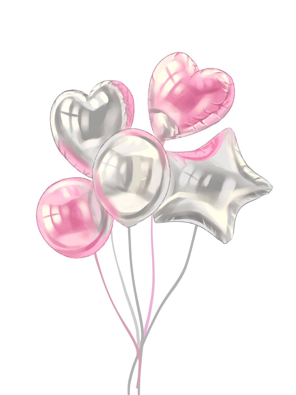 foil balloons - ibisPaint