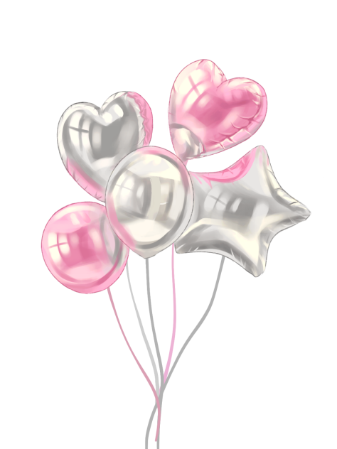 foil balloons - ibisPaint