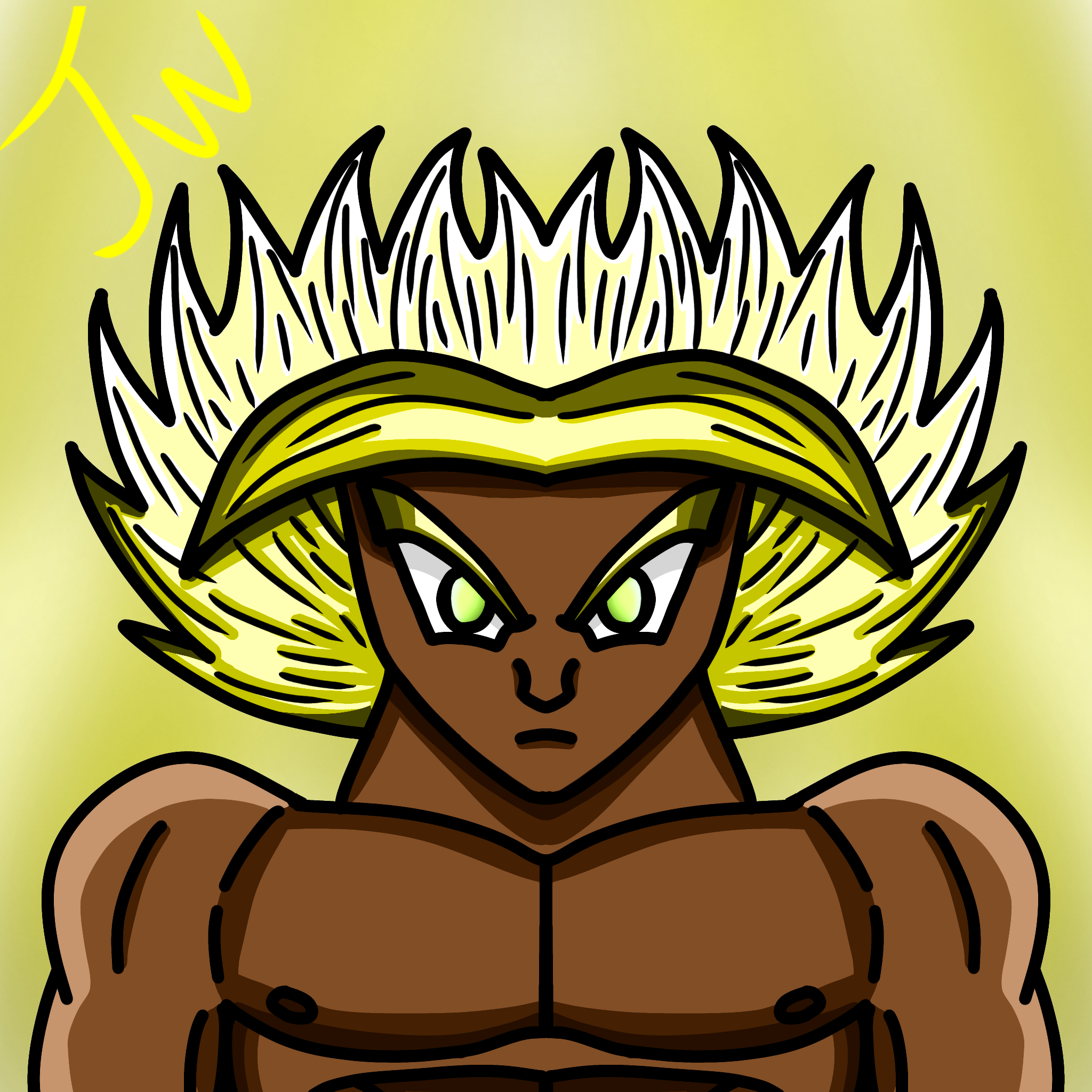 Super Saiyan Grade Two dbz form - ibisPaint