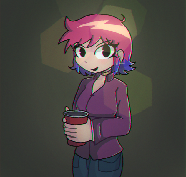 My Ramona Flowers art but with filter. - ibisPaint