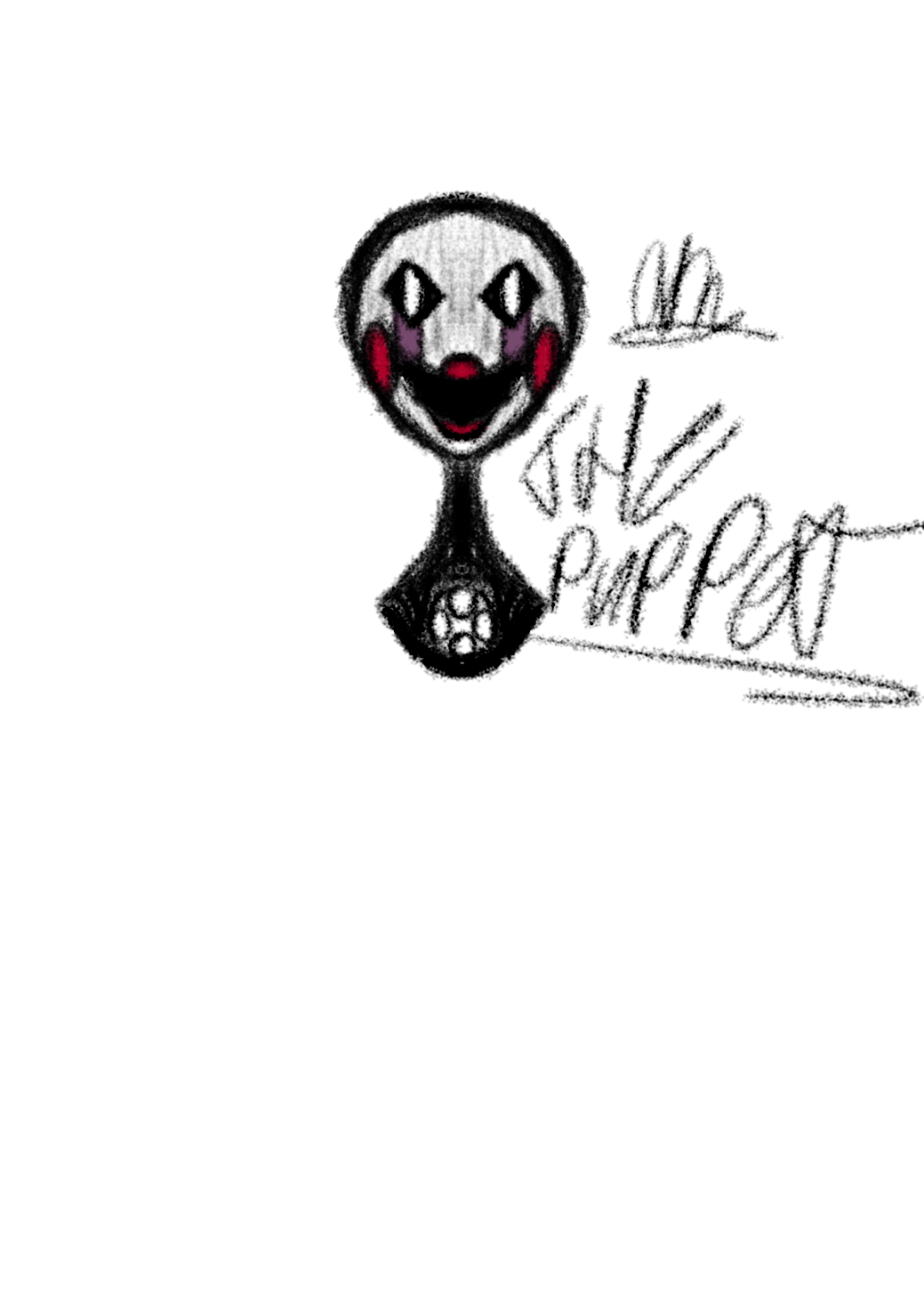 The puppet aka Marionette Fnaf 2 - ibisPaint