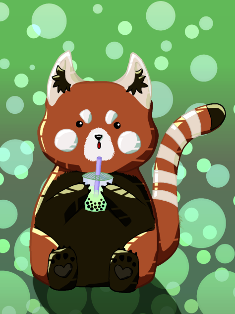 Red Panda - ibisPaint