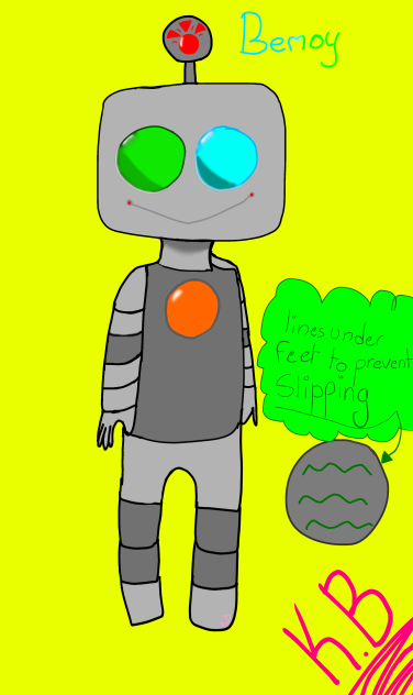Bemoy your future robot BFF - ibisPaint