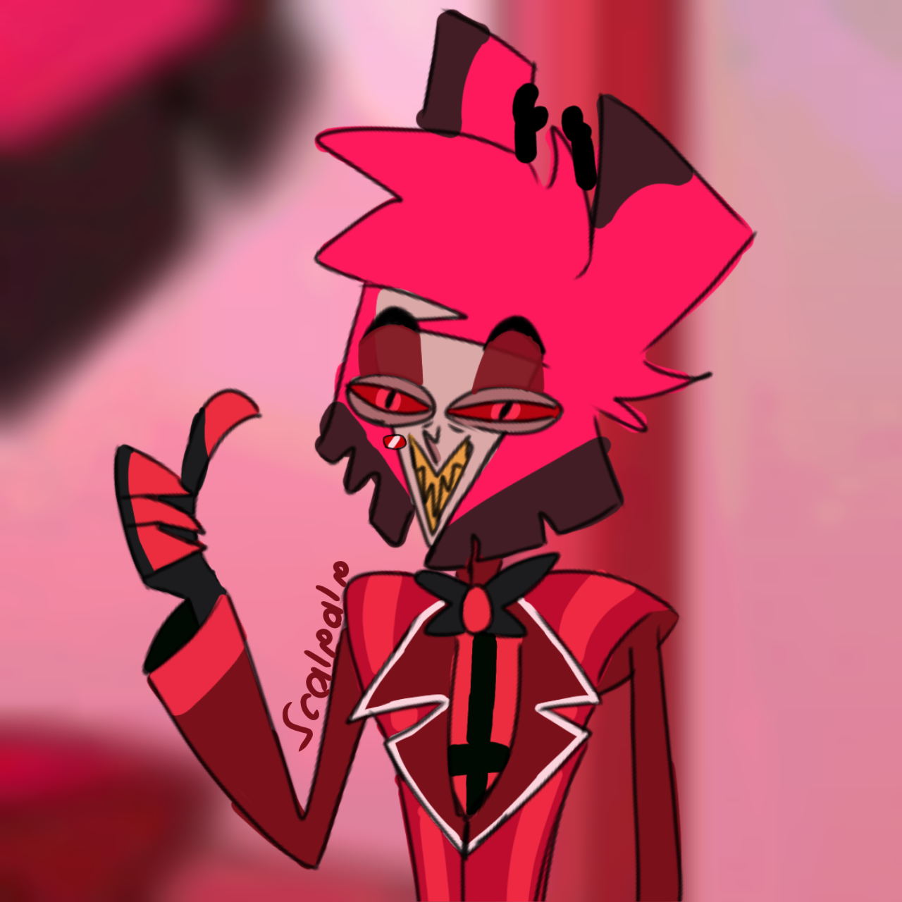 Alastor in his True Form - ibisPaint