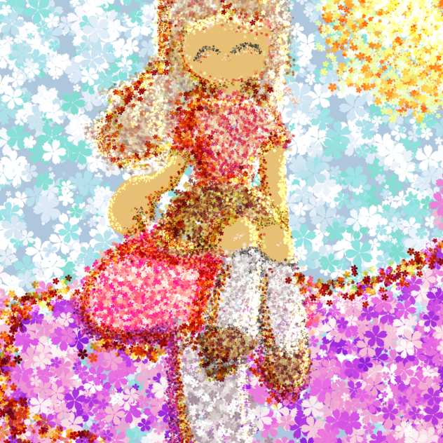 flower shower brush only - ibisPaint