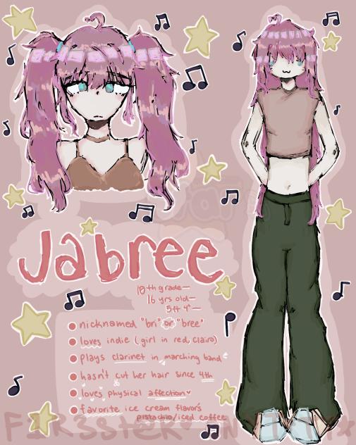 jabree oc bosysheet! - ibisPaint