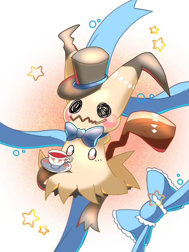 Mimikyu tea time - ibisPaint