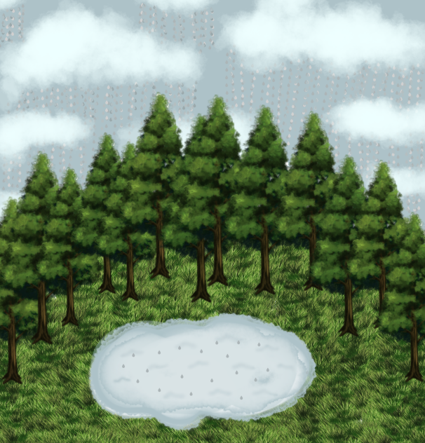 Rain in the Woods - ibisPaint