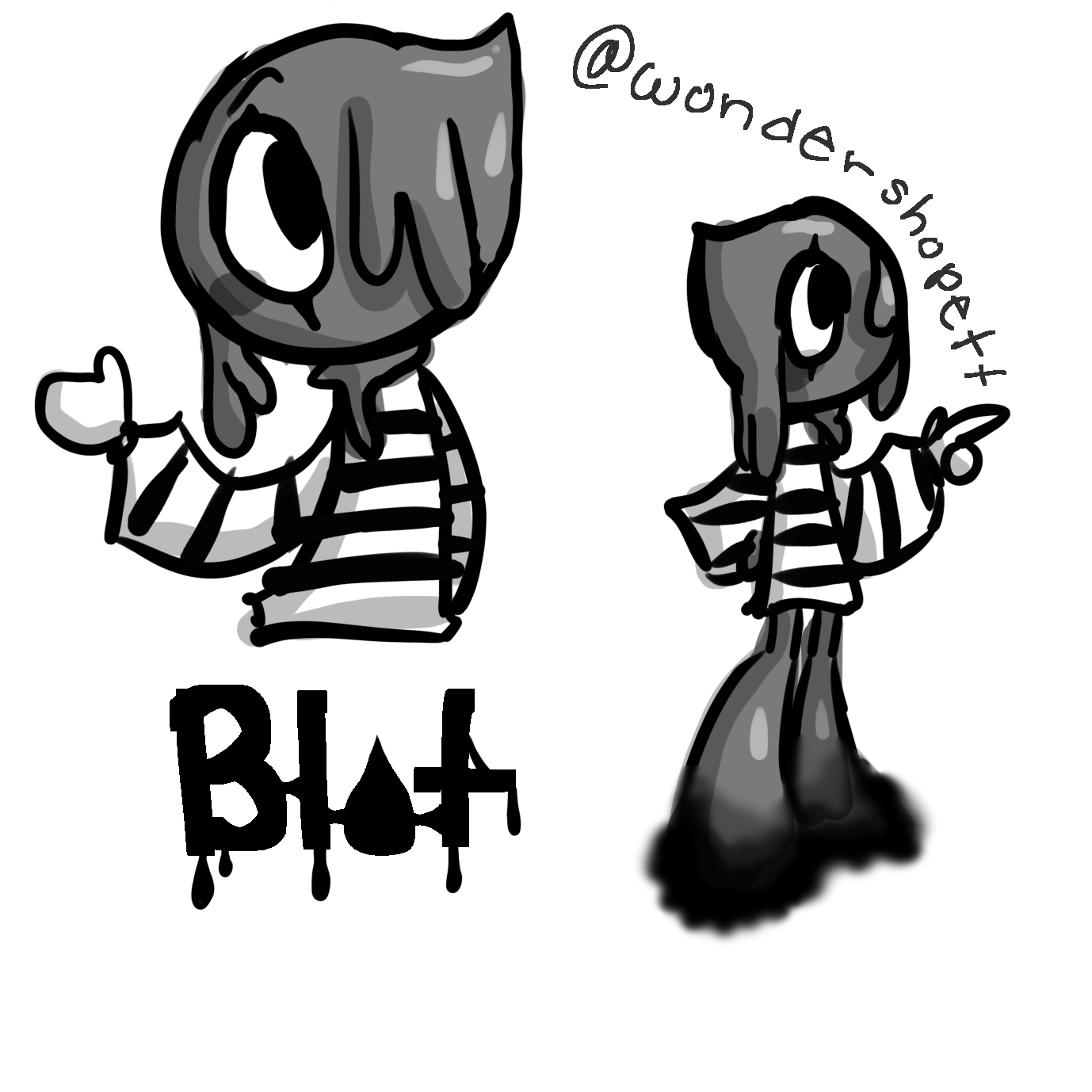 blot doodles - ibisPaint