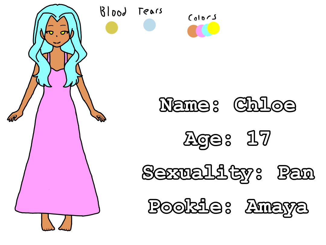 Reference sheet for Chloe - ibisPaint