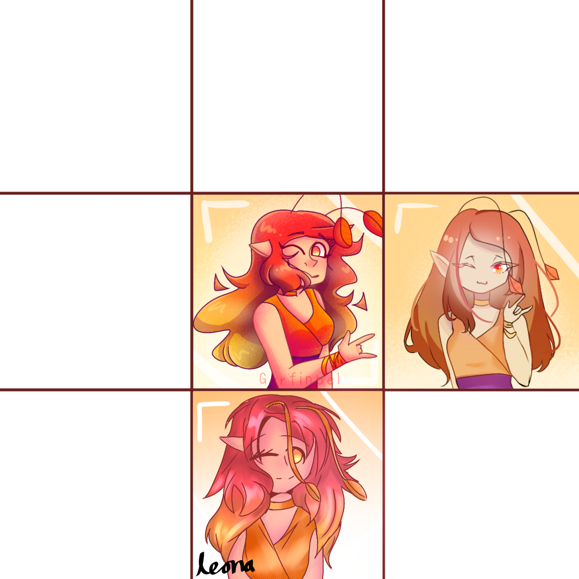 9 Styles Collab - ibisPaint