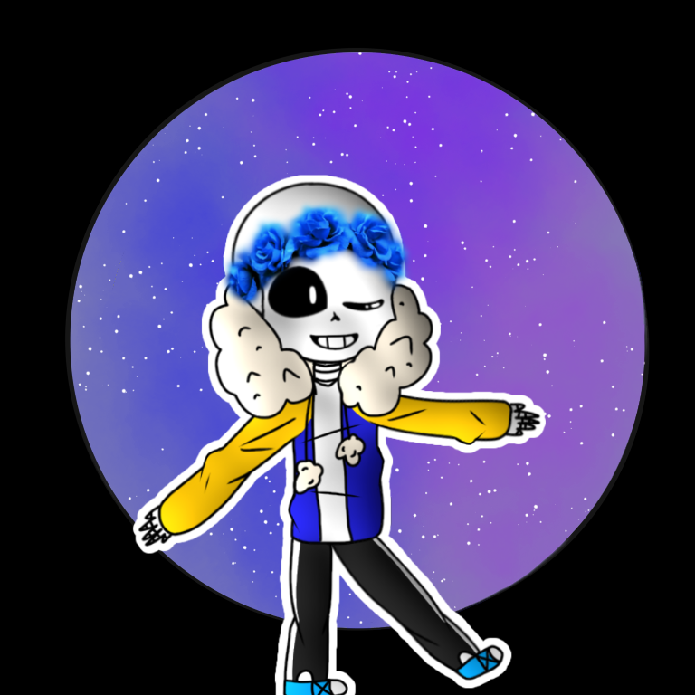 Chibi Outer Sans but with pants + shoes- - ibisPaint