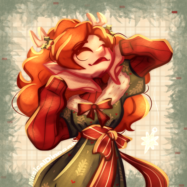 Christmas Holly - ibisPaint