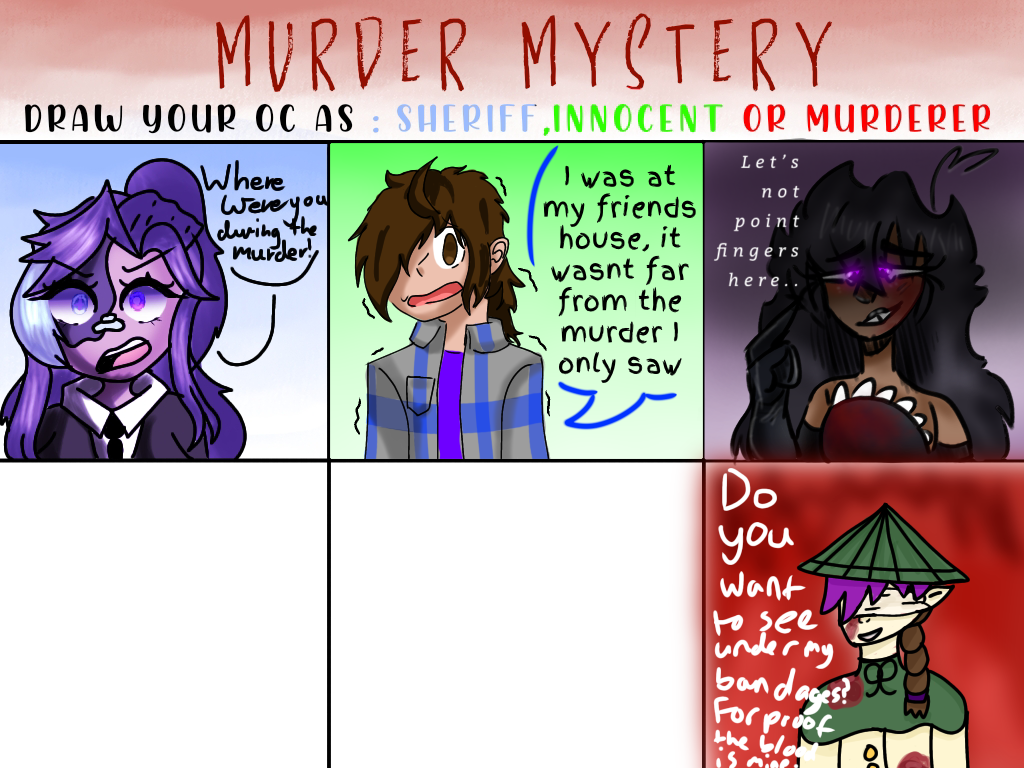 Murder mystery collab - ibisPaint