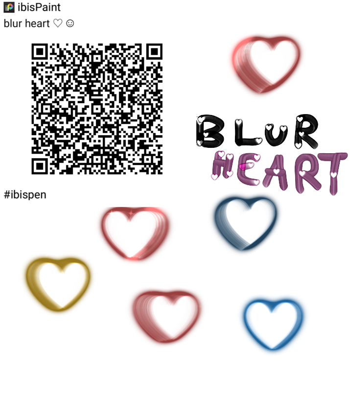 blur heart ♡ - ibisPaint