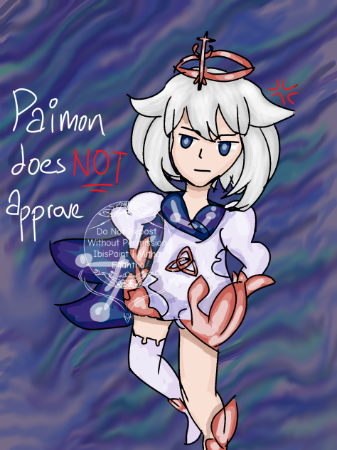 Quick Draw Paimon - ibisPaint