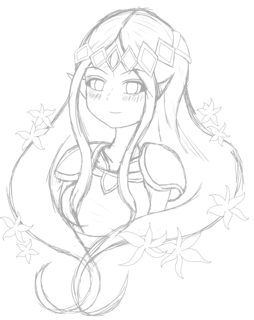 WIP Princess Hilda of Lorule - ibisPaint