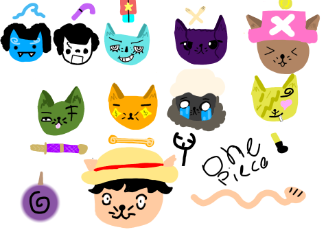 Straw cats - ibisPaint