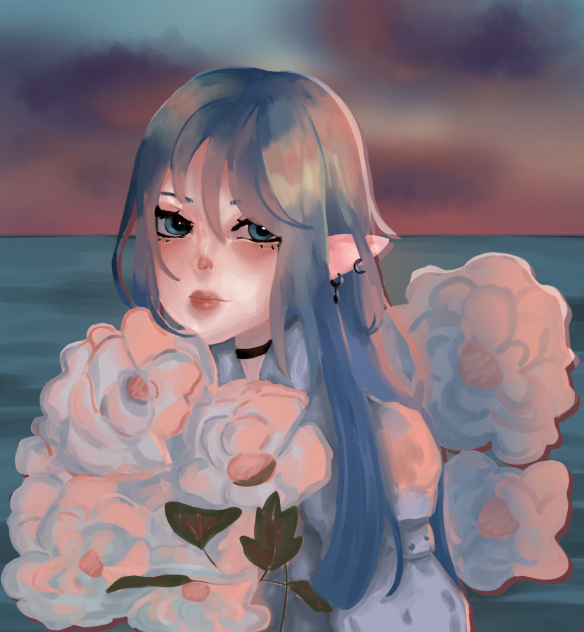 just a girl - ibisPaint