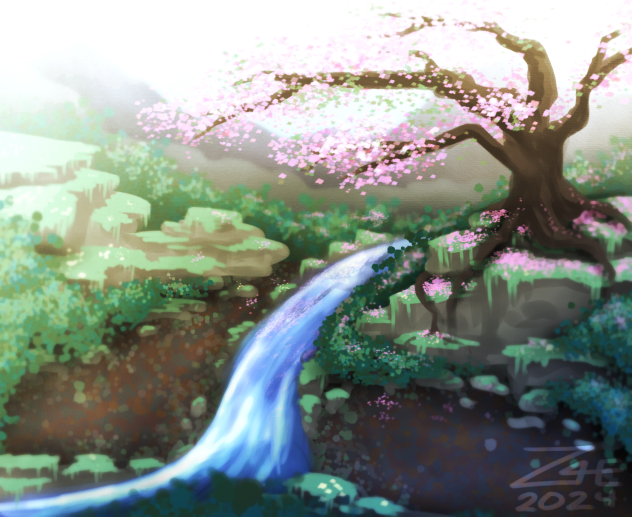 Random Laptop Background - ibisPaint