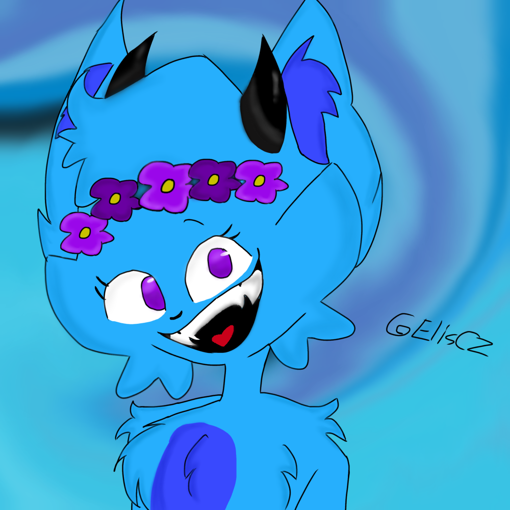 I drew ElisCZ in my style - ibisPaint