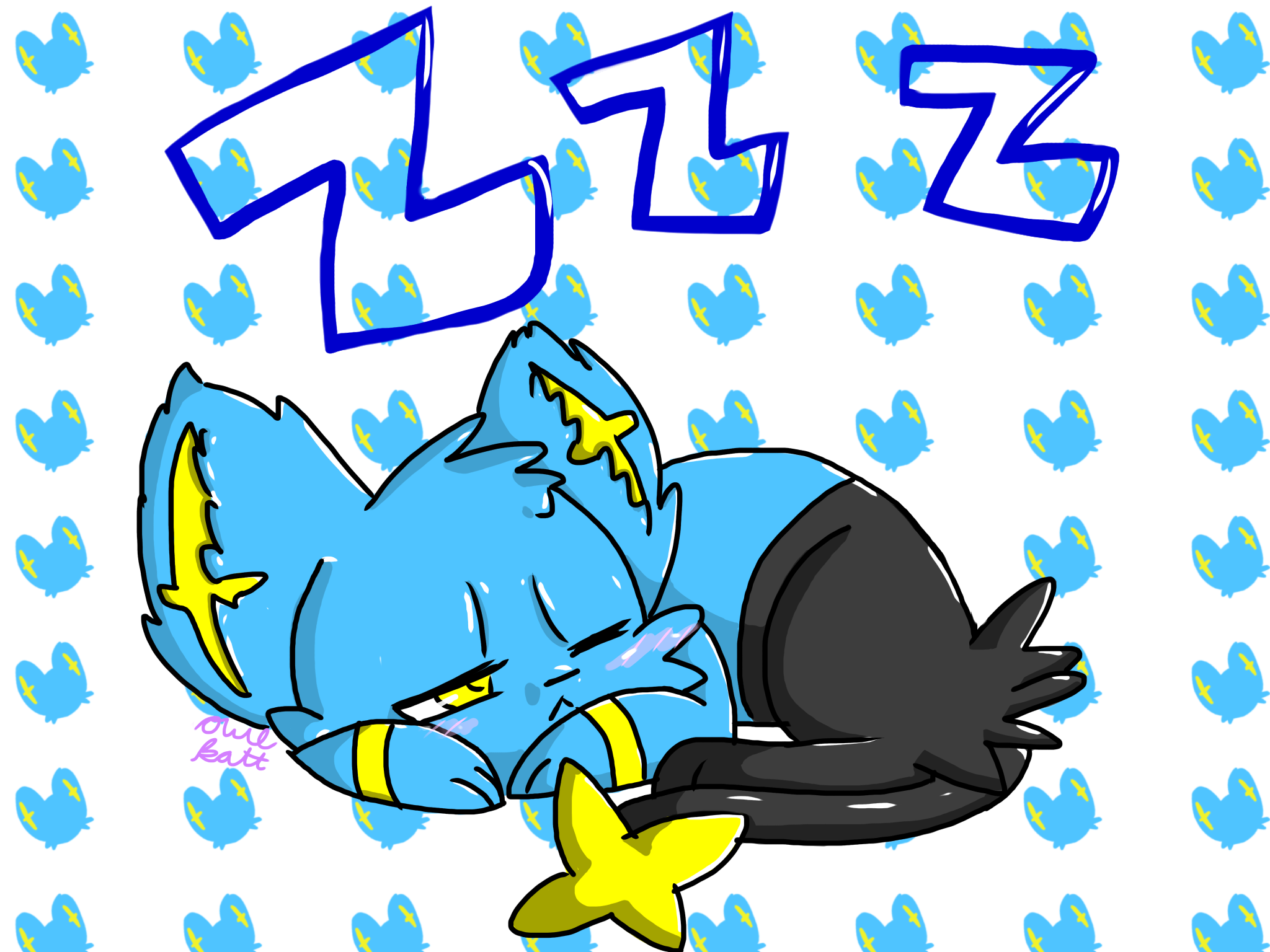 Speed paint- Sleepy Shinx - ibisPaint