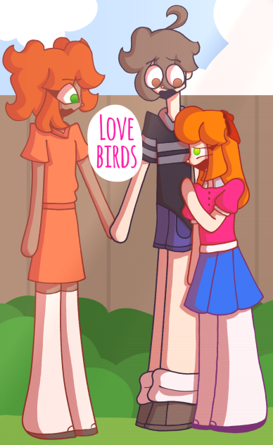 Elizabeth mocking C.C and Marie - ibisPaint