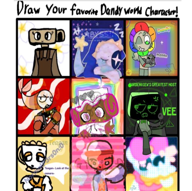 Fav Dandy’s World Character Collab - ibisPaint